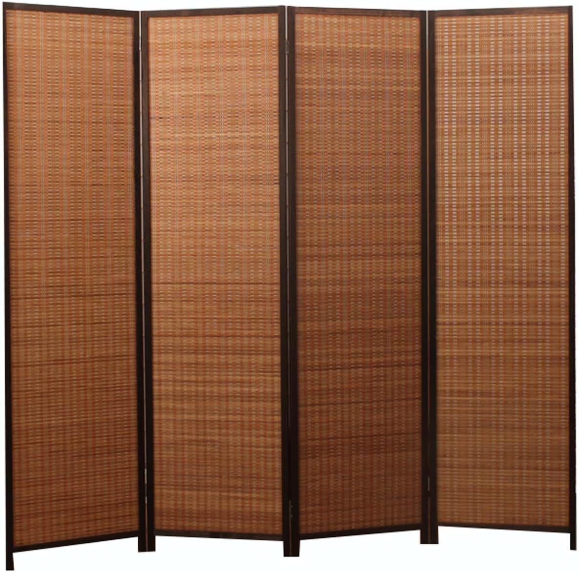 Amazon.com - Folding Room Dividers 4 Panel 7x5 ft, Freestanding ...
