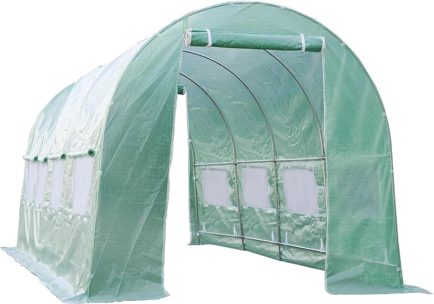 Amazon.com: VEVOR 20 x 10 x 7 ft Walk-in Tunnel Greenhouse, Portable ...