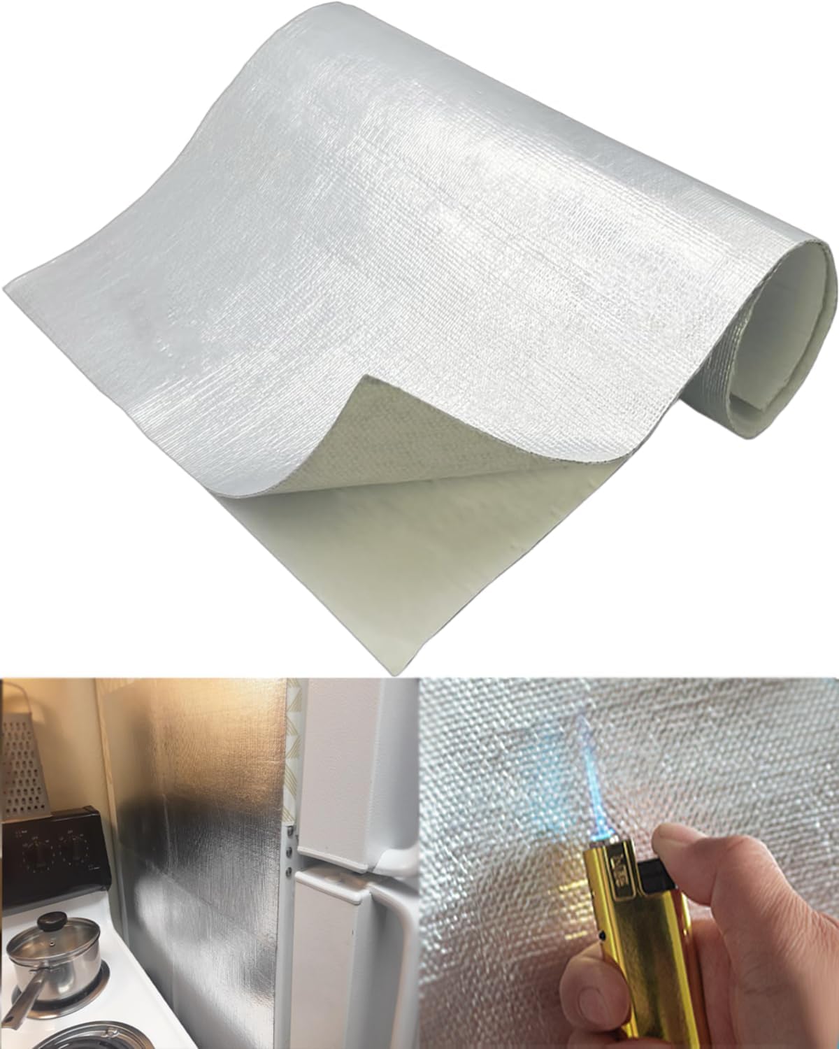 Amazon.com: Heat Shield Automotive Thermal Barrier - 12" X 12" Aluminum ...