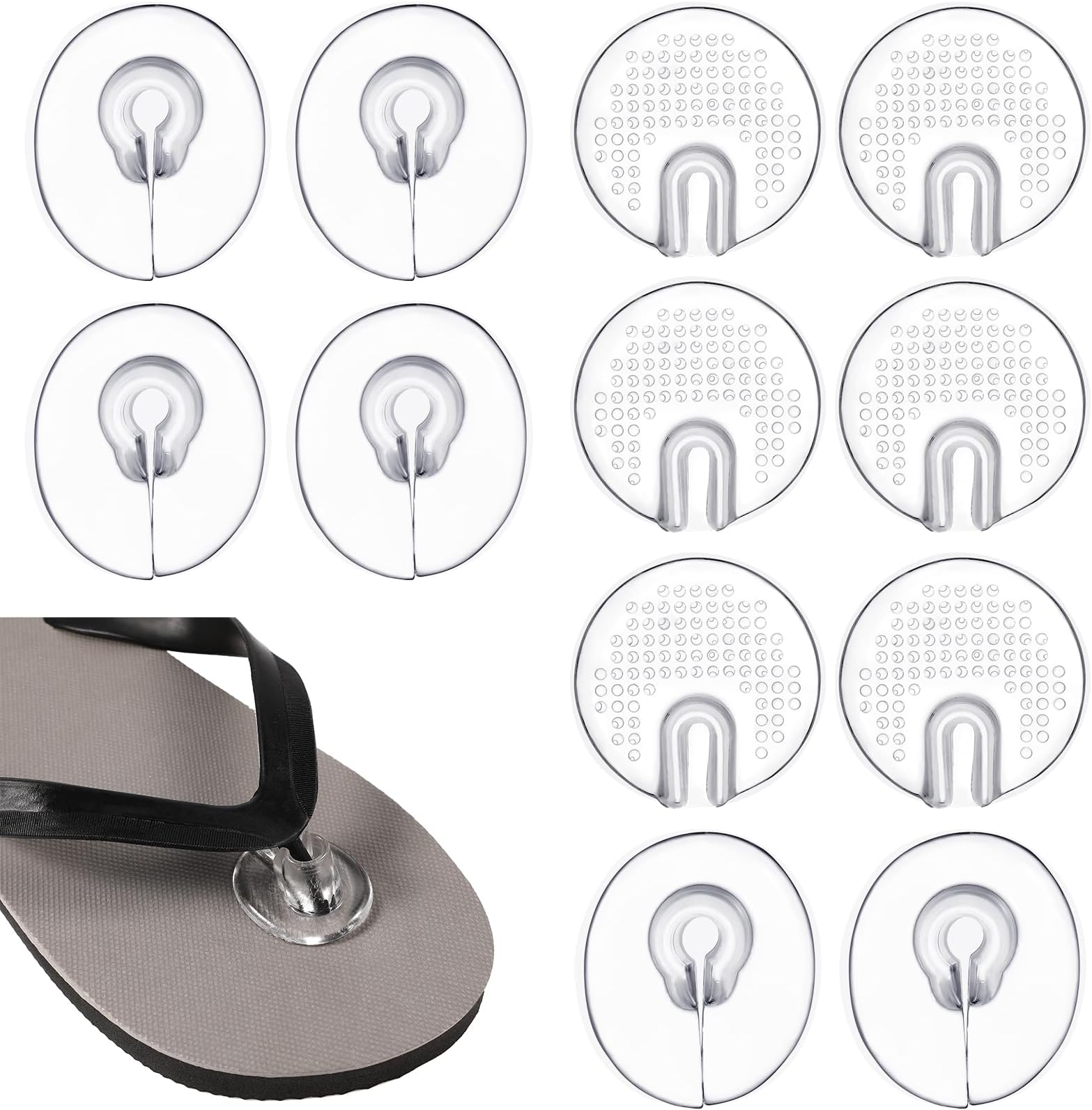 Amazon.com: 6 Pairs Gel Pads for Thong Sandals Toe Protectors ...