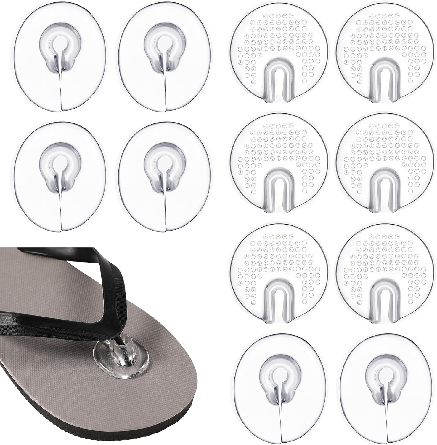 Amazon.com: 6 Pairs Silicone Sandal Toe Protectors Forefoot Padding ...
