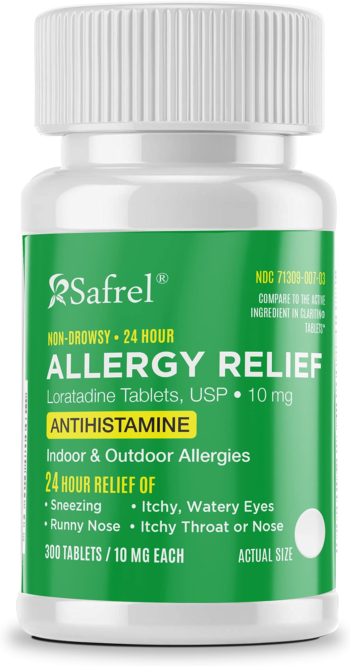 Amazon.com: SDA Laboratories All Day 24-Hour Allergy Medicine 100 Count ...