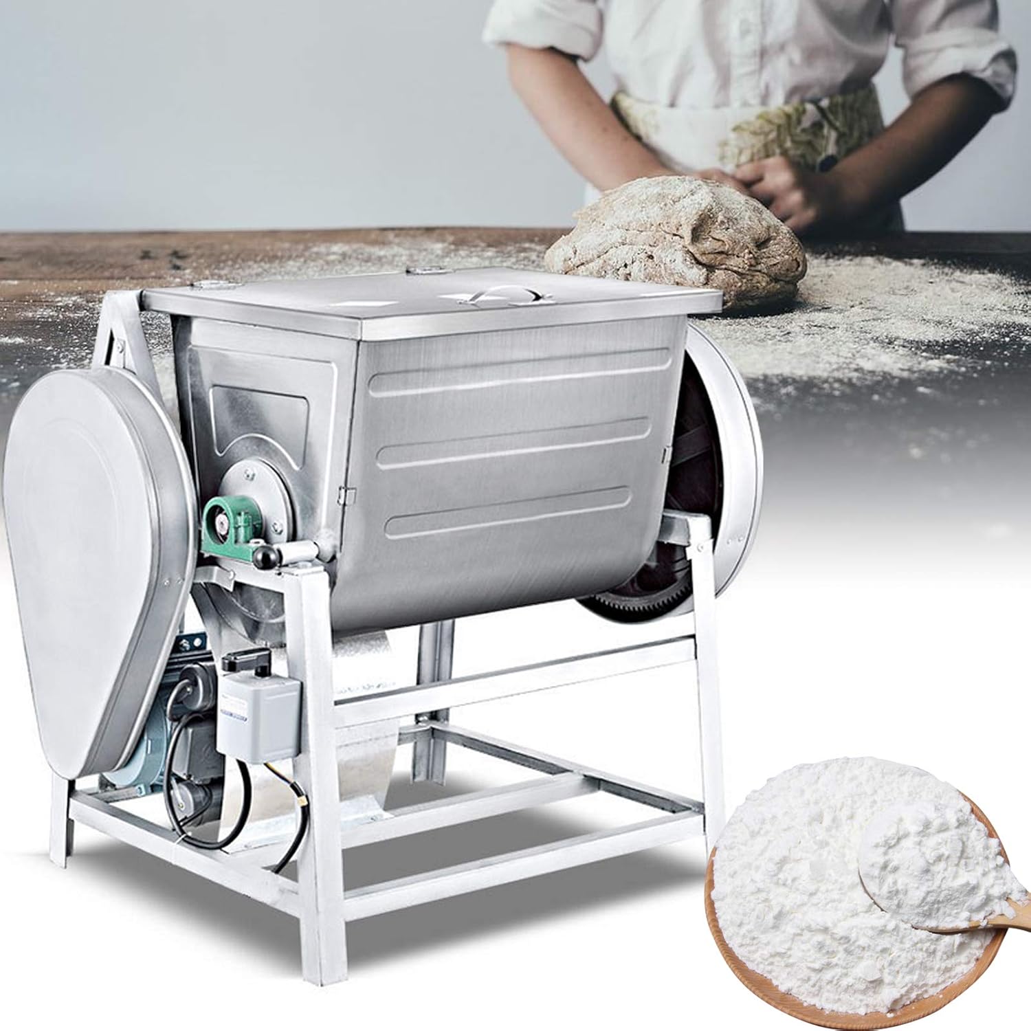 Amazon.com: 30 QT Electric Dough Mixer, Kneading Dough Maker Dough ...