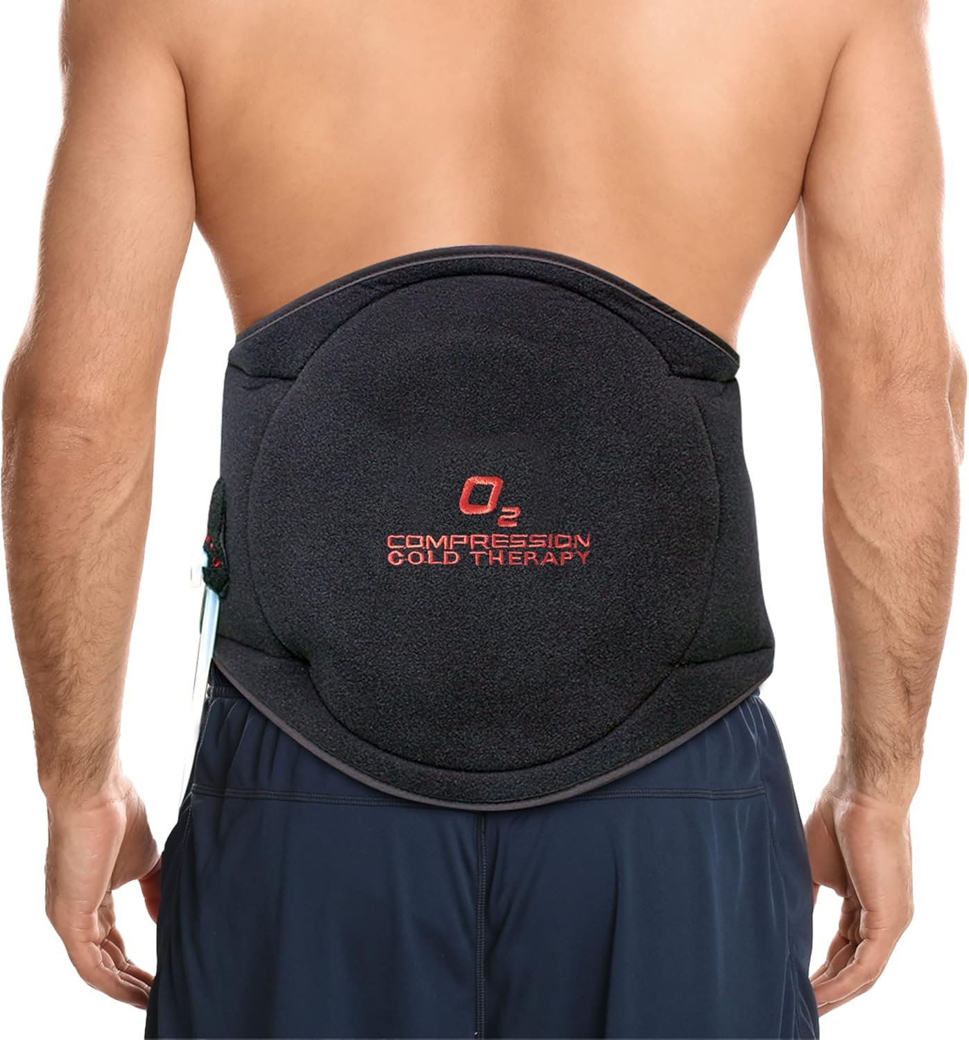 Amazon.com: O2 Cold and Compression Back Wrap with Lined ice Pack and ...