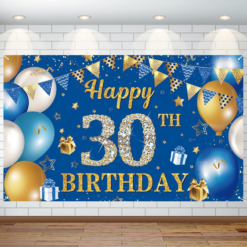Amazon.com : Huture 30th Birthday Decorations for Men Women Happy 30th ...