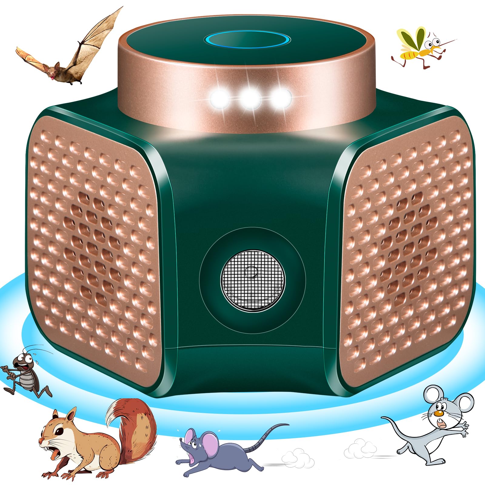 Amazon.com: Upgraded Rodent Repellent Ultrasonic Plug in,Mouse ...
