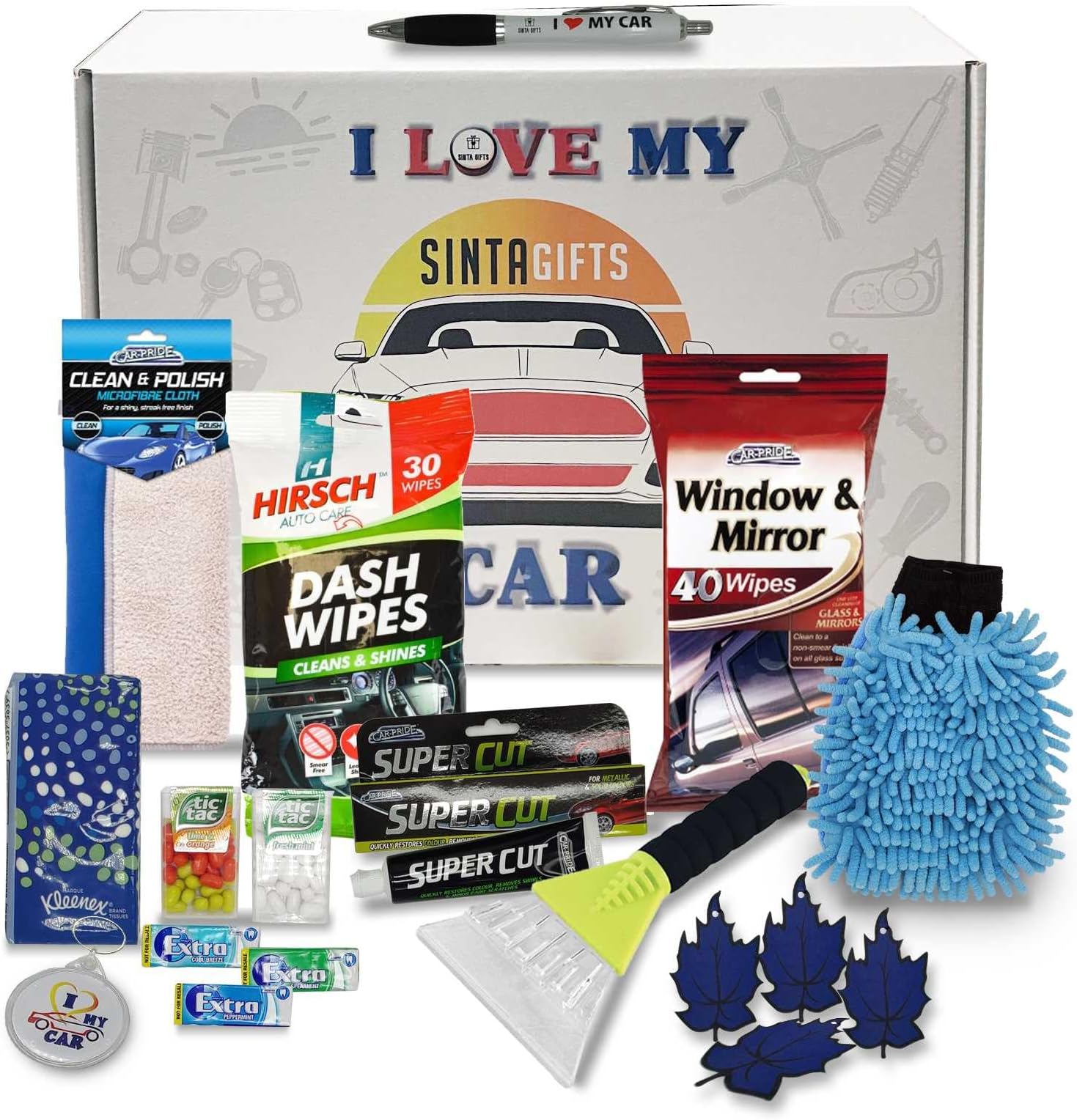 Sinta Gifts I Love My Car Gift Box | Practical Car Gifts for Him ...