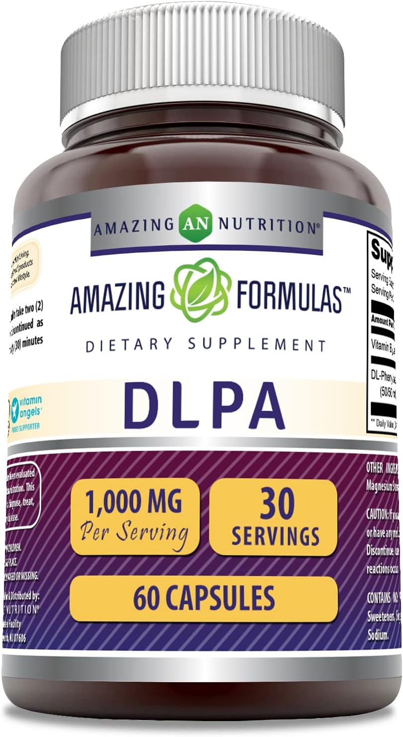 Amazon.com: SOLGAR DLPA 500 mg - 100 Vegetable Capsules - Free Form DL ...