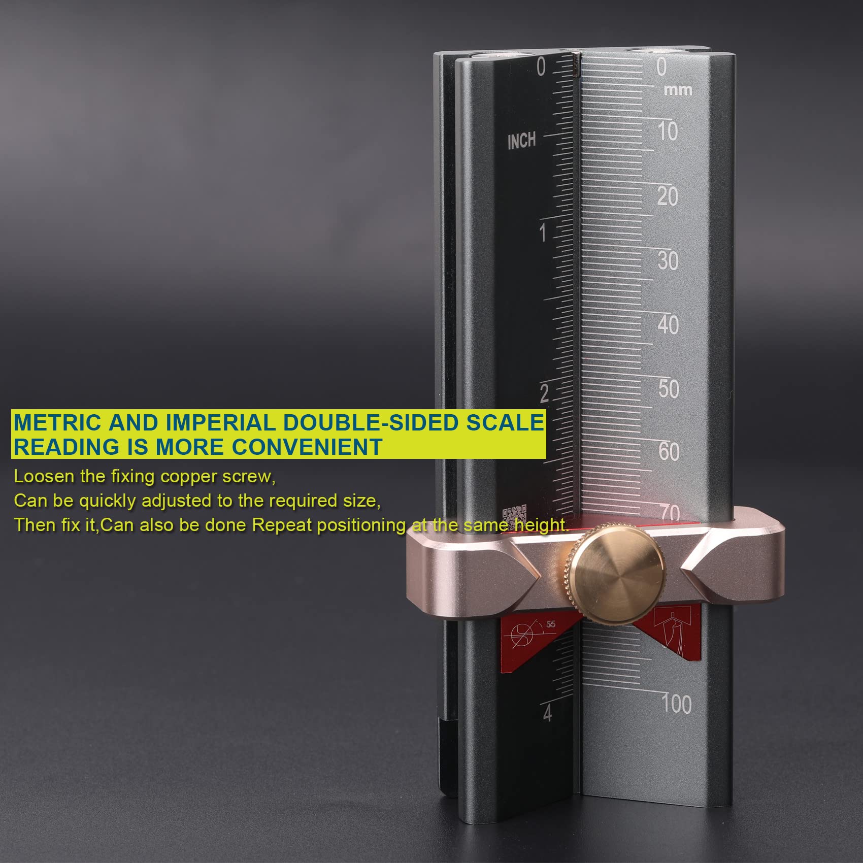 Height Gauge Precision Multi Measure Drill Depth Gauge Drill Bit Angle ...