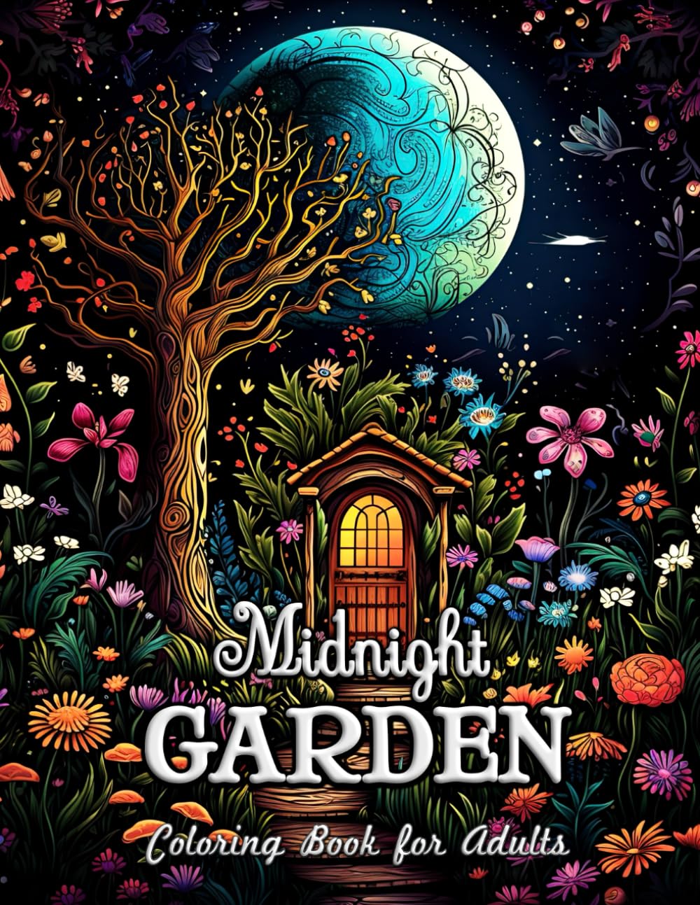 Amazon.com: Midnight Garden Coloring Book for Adults: Dreamscapes of ...