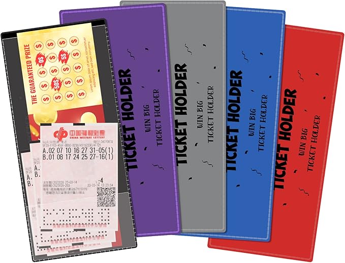 Amazon.com : Geosar 5 Pcs Lottery Ticket Holders 4.3 x 9.45 Inches ...
