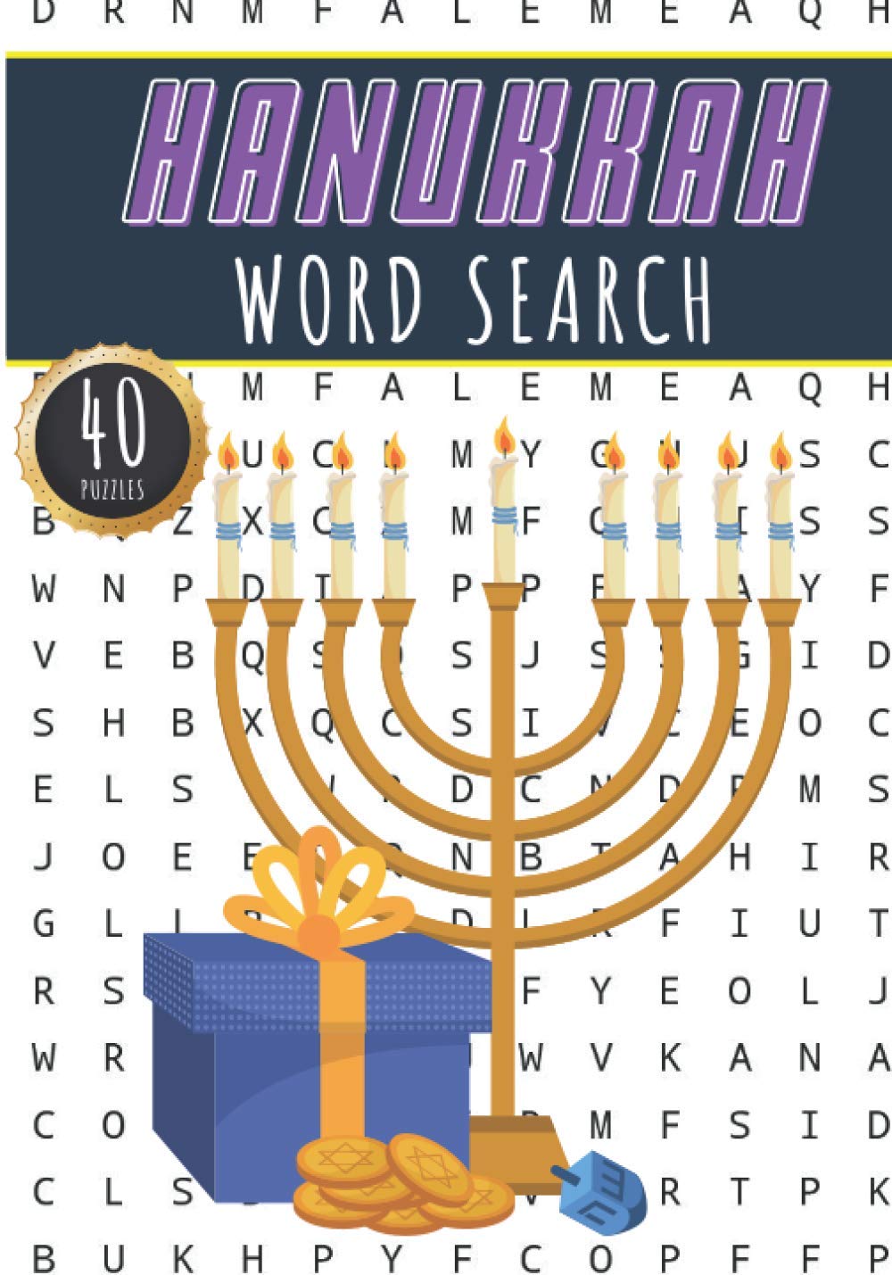 Amazon.com: Hanukkah Word Search: Chanukah Word Search Book | 40 Fun ...