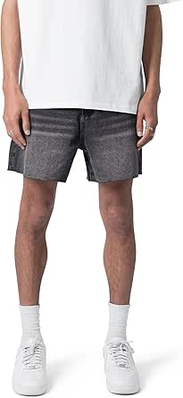 mnml Men's Cut Off Denim Shorts at Amazon Men’s Clothing store