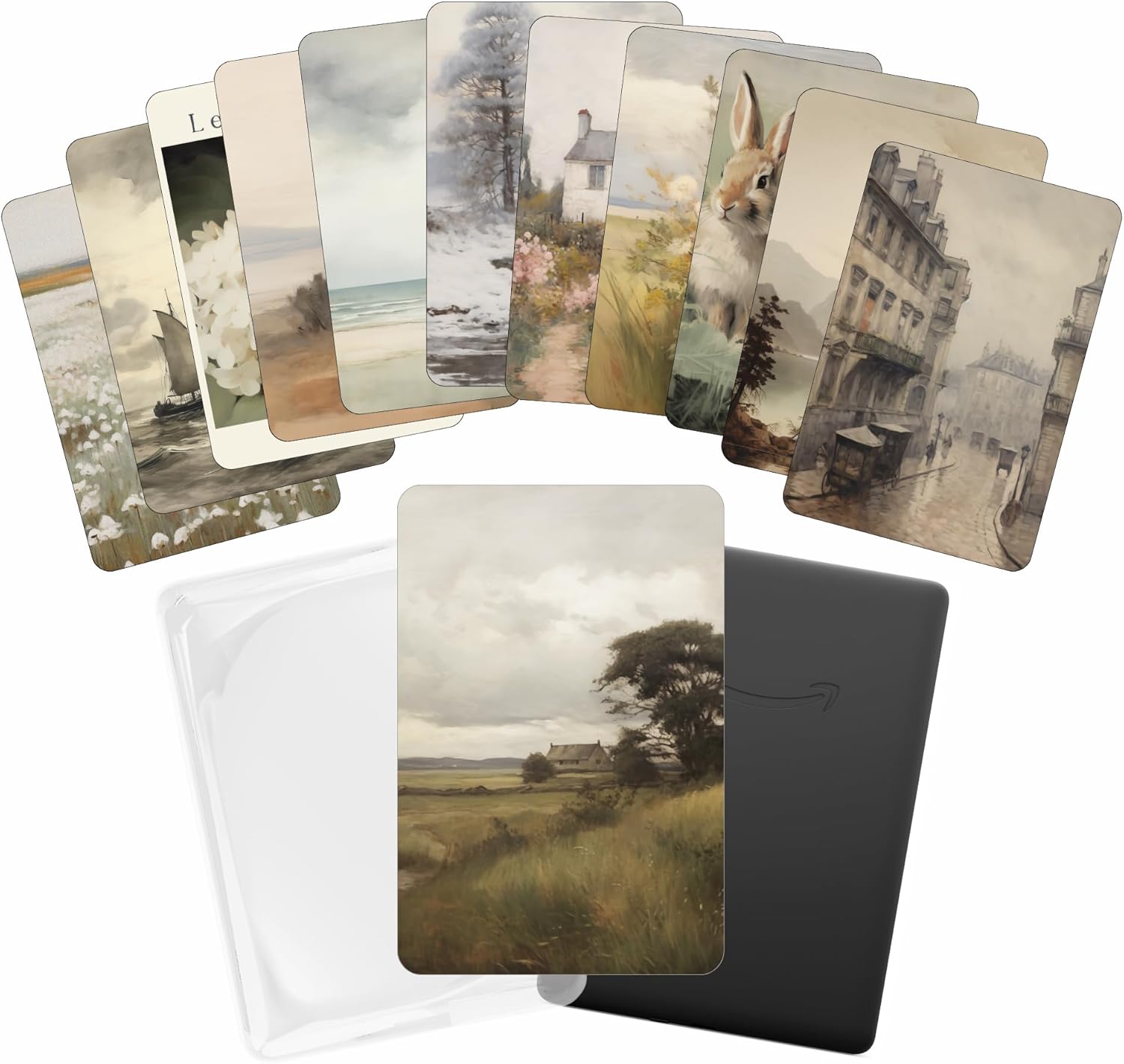 Amazon.com: E-reader Cardstock Paper Inserts for Clear Case | 12 pk 4. ...