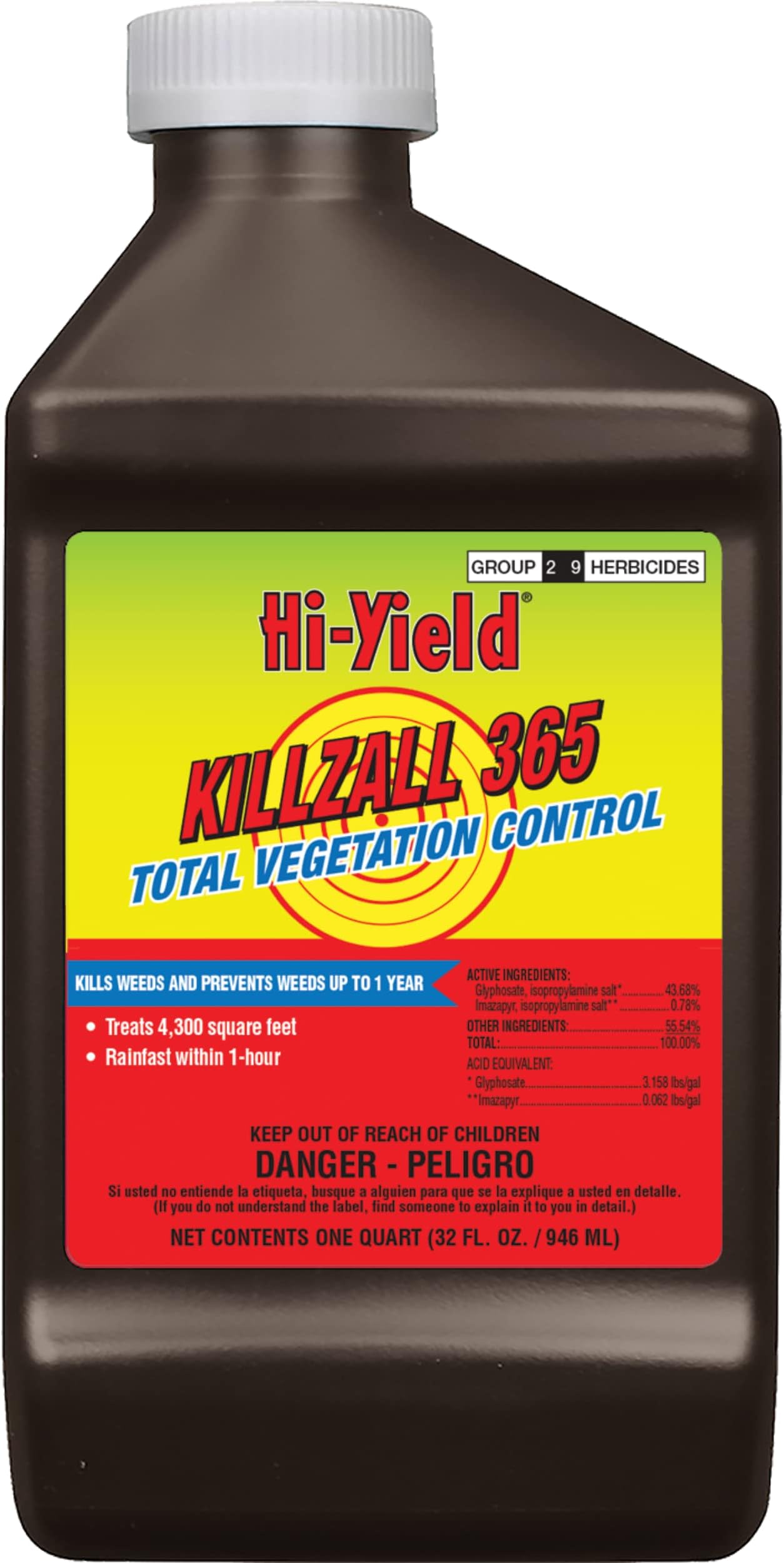 Amazon.com : Hi-Yield (33700) Killzall Aquatic Herbicide (32 oz) : Weed ...