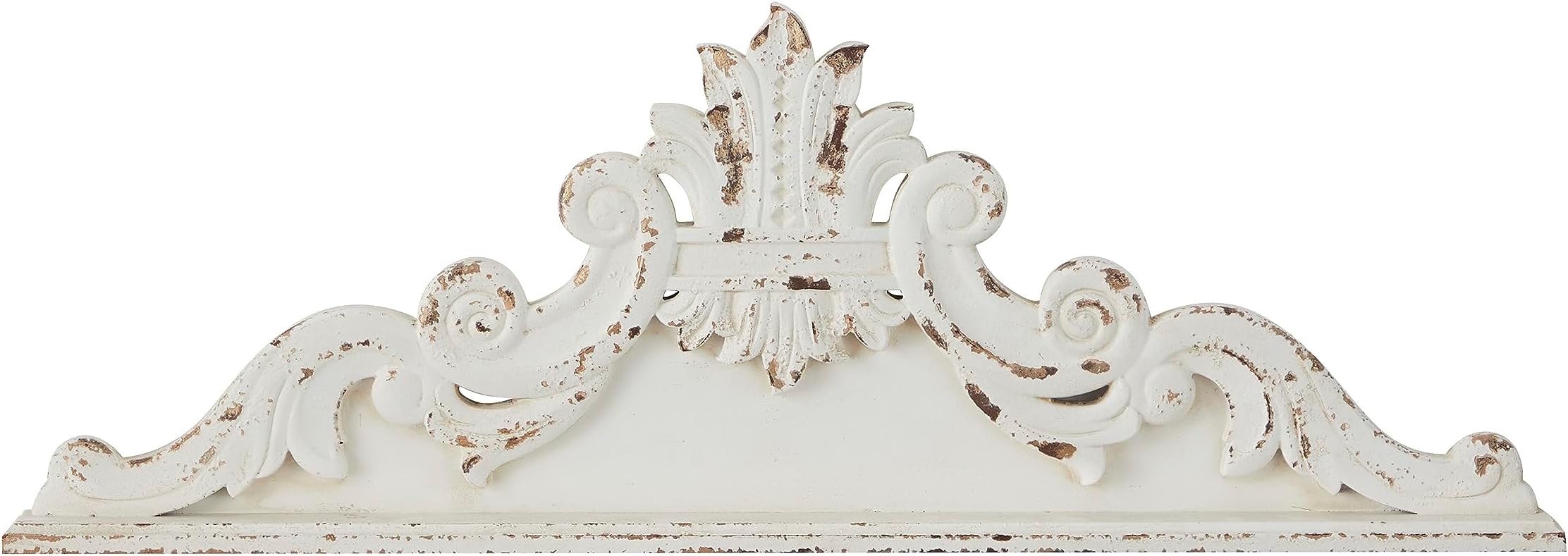 Amazon.com: Touch of Class Kingsley Fleur Wall Topper - Antique Silver ...