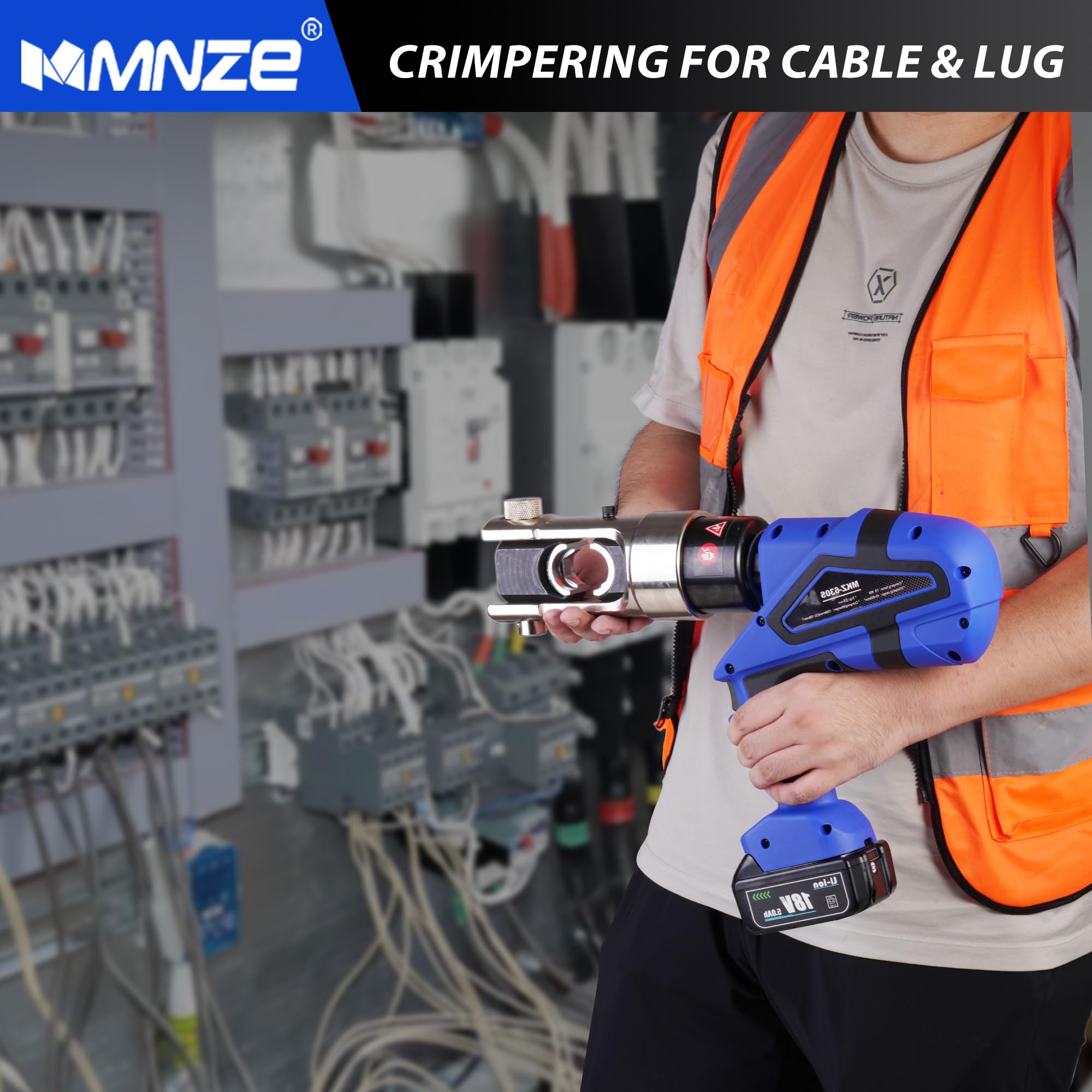 Snapklik.com : MMNZE Electric Hydraulic Cable Lug Crimper Pliers ...
