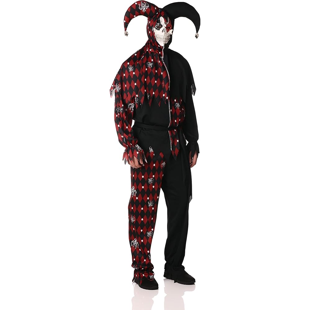 $10/mo - Finance Adult Sinister Jester Costume | Buy Now, Pay Later