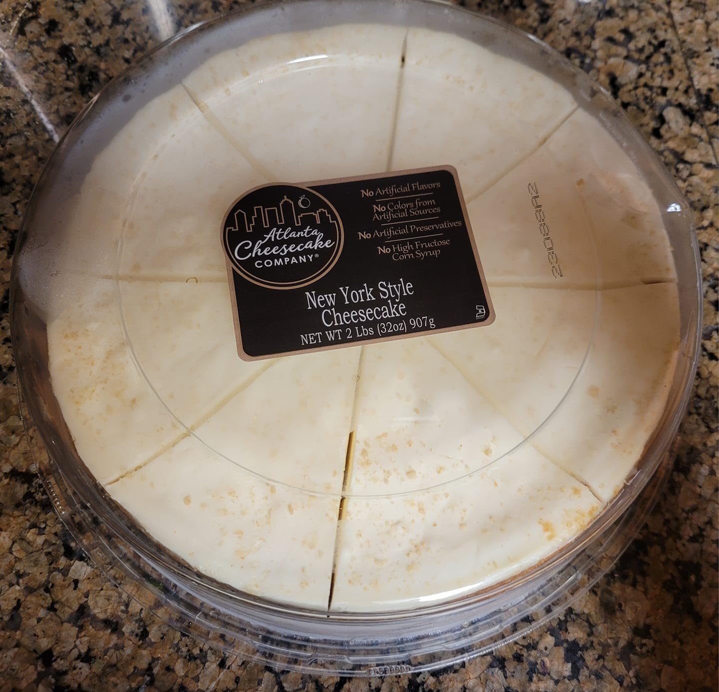Amazon.com: Atlanta Cheesecake 8" New York Cheesecake, 32 Oz : Grocery ...