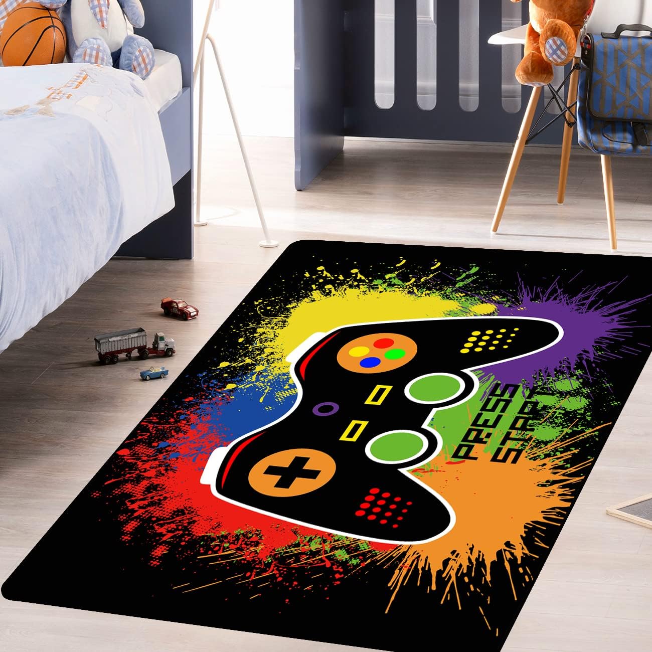 Amazon.com: Gaming Carpet for Game Room - Gaming Room Decor Gamer Area ...