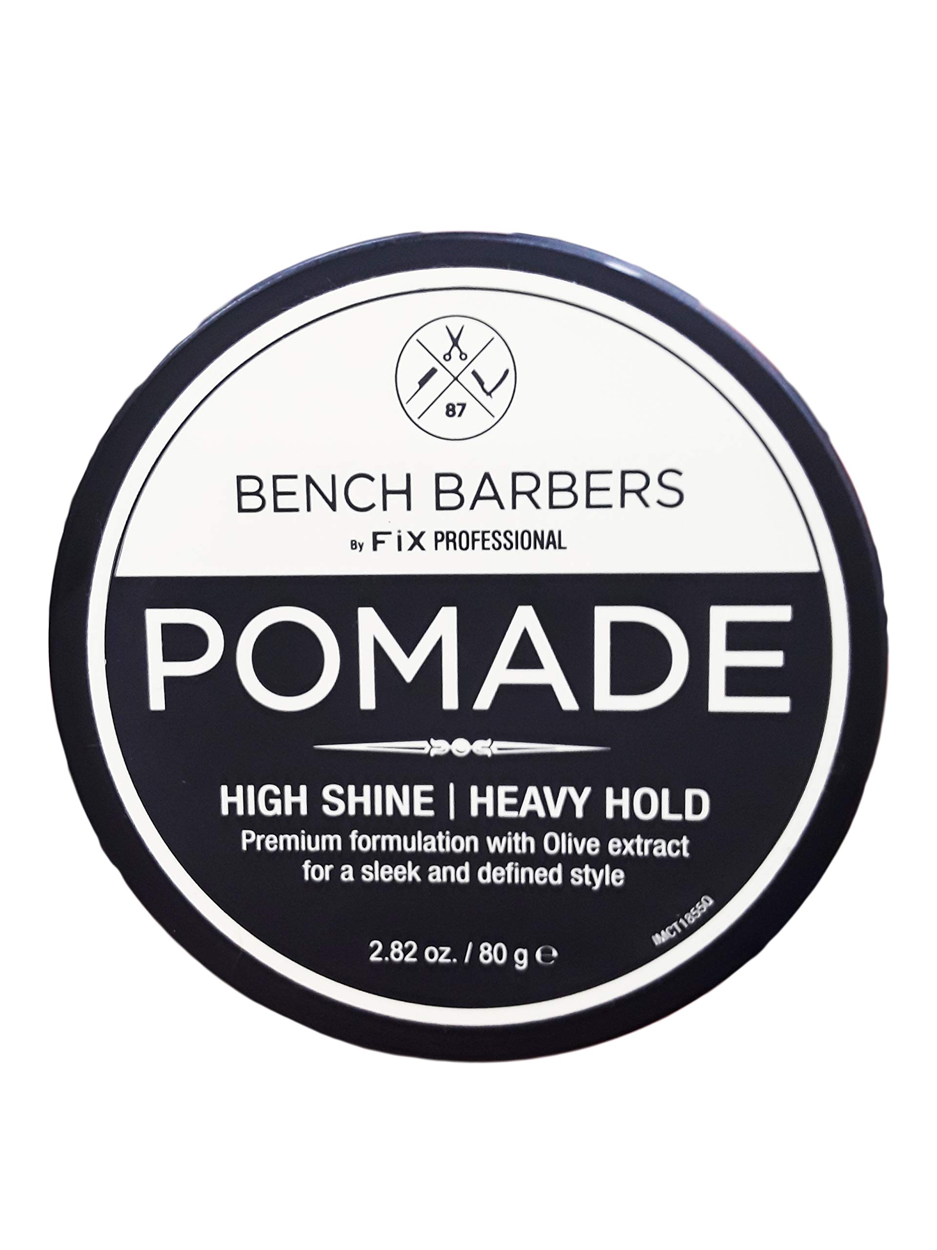 Buy Bench Barbers By FiX Professional Pomade High Shine, Heavy Hold ...