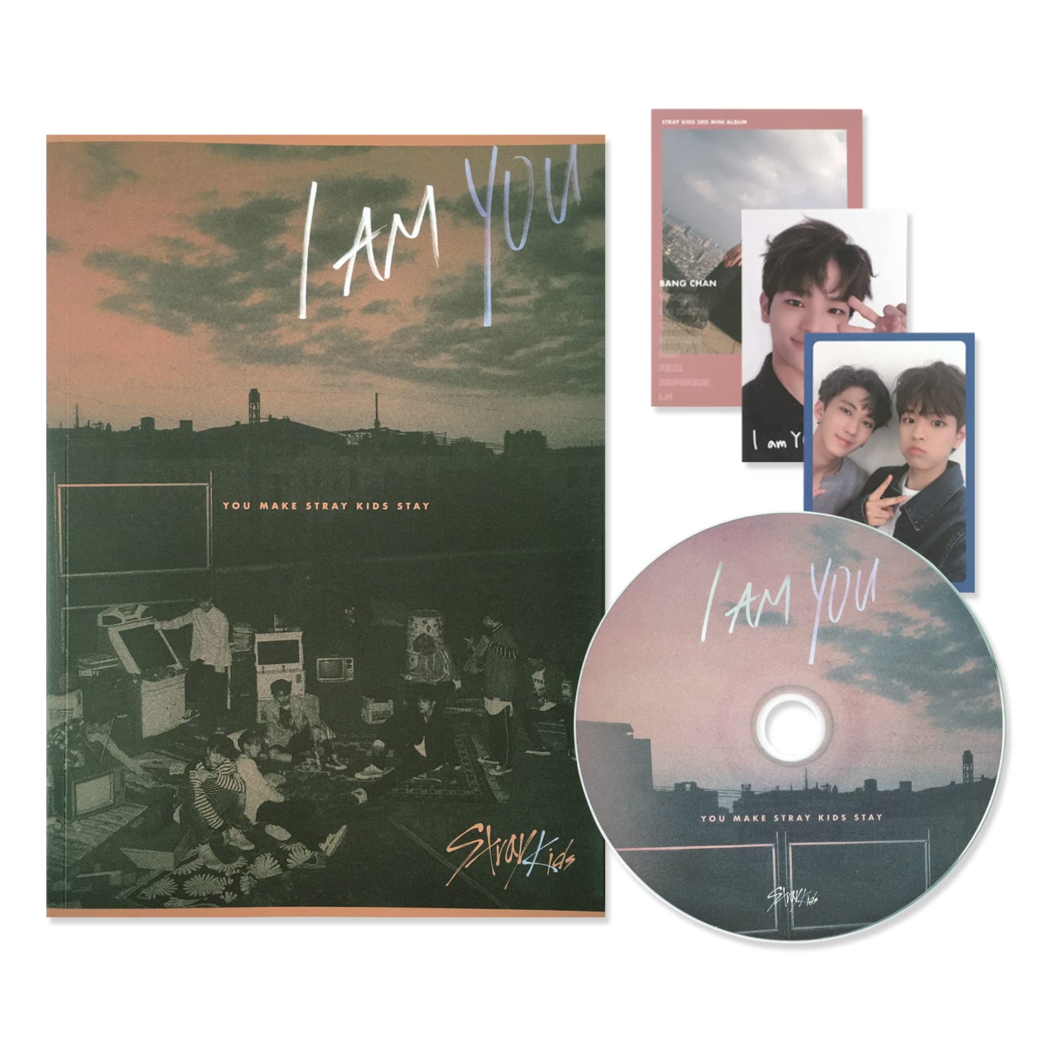 STRAY KIDS - 3rd Mini Album CD + Photobook + 3 QR Photocards + 2 Pin ...