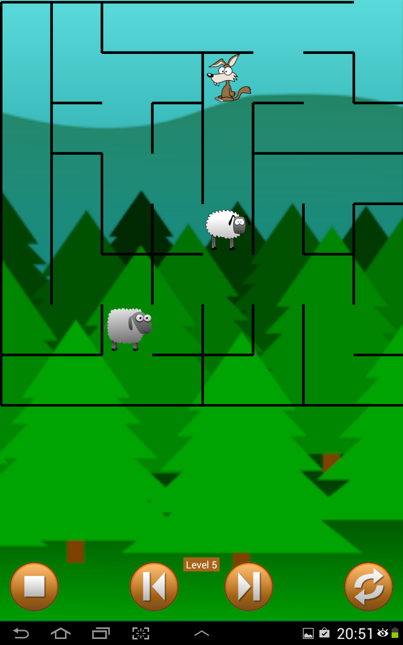 Lamb and Wolf Maze Puzzle - App on Amazon Appstore
