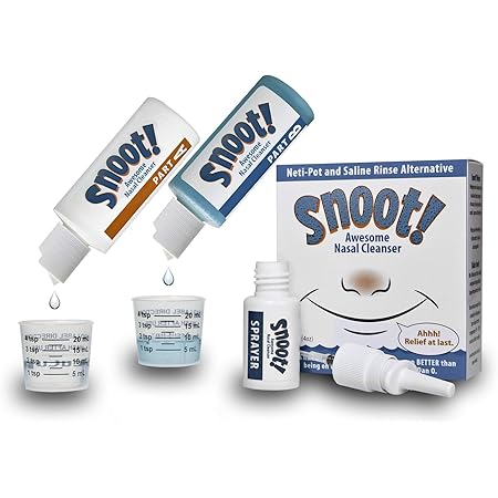 Amazon.com: Snoot! Spray Nasal Irrigation Kit STRONG formula - Drug ...