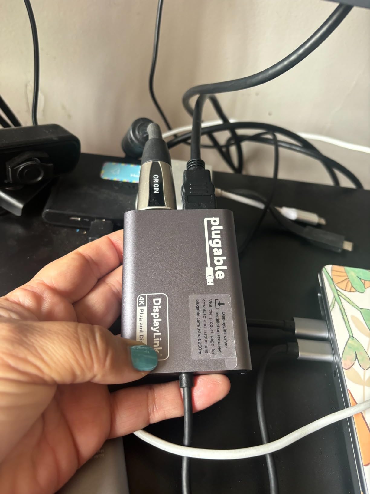 Plugable USB C to HDMI Adapter, Dual Monitor 4K 60Hz for Apple Mac M1 ...