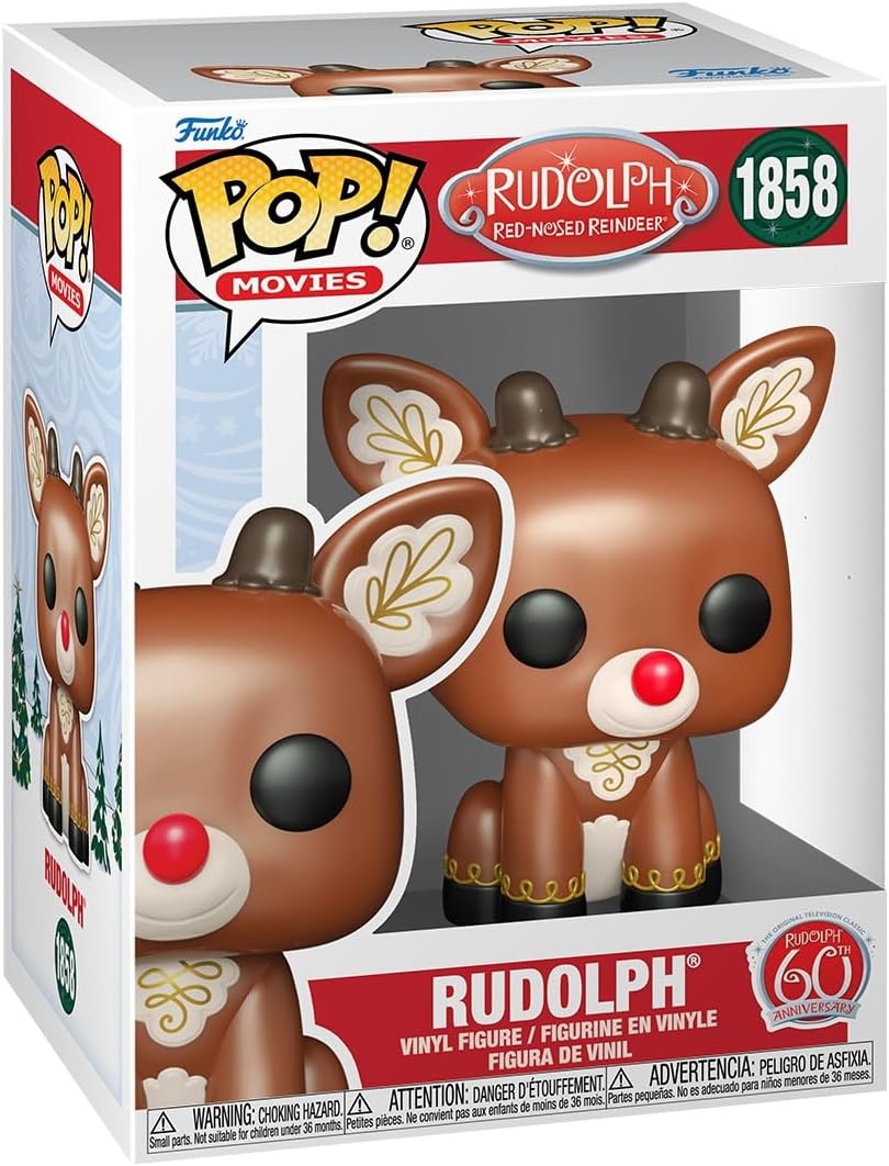 Funko POP! Movies: Rudolph - Rudolph Sitting - Rudolph The Red-Nosed ...