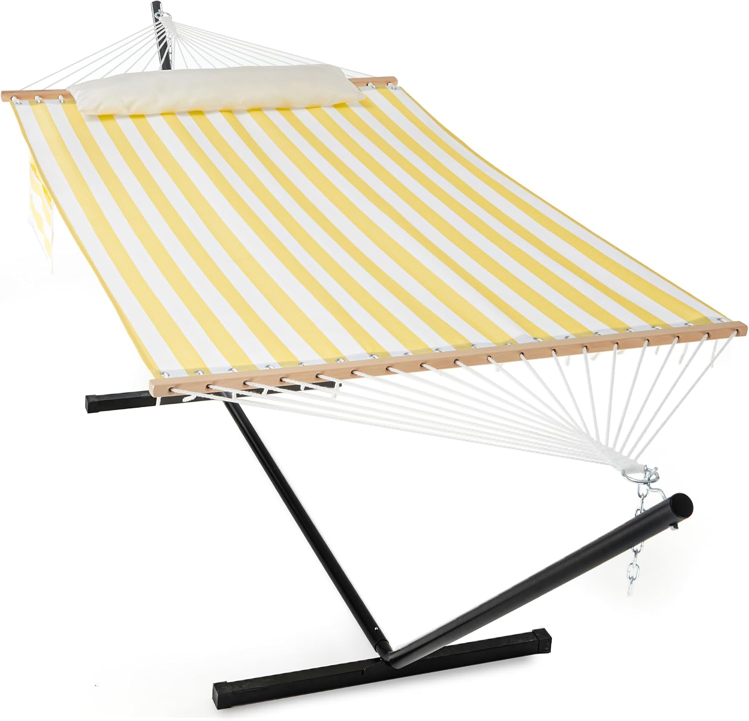 Amazon.com : GAFETE Waterproof Double Hammock with Stand for Outside ...