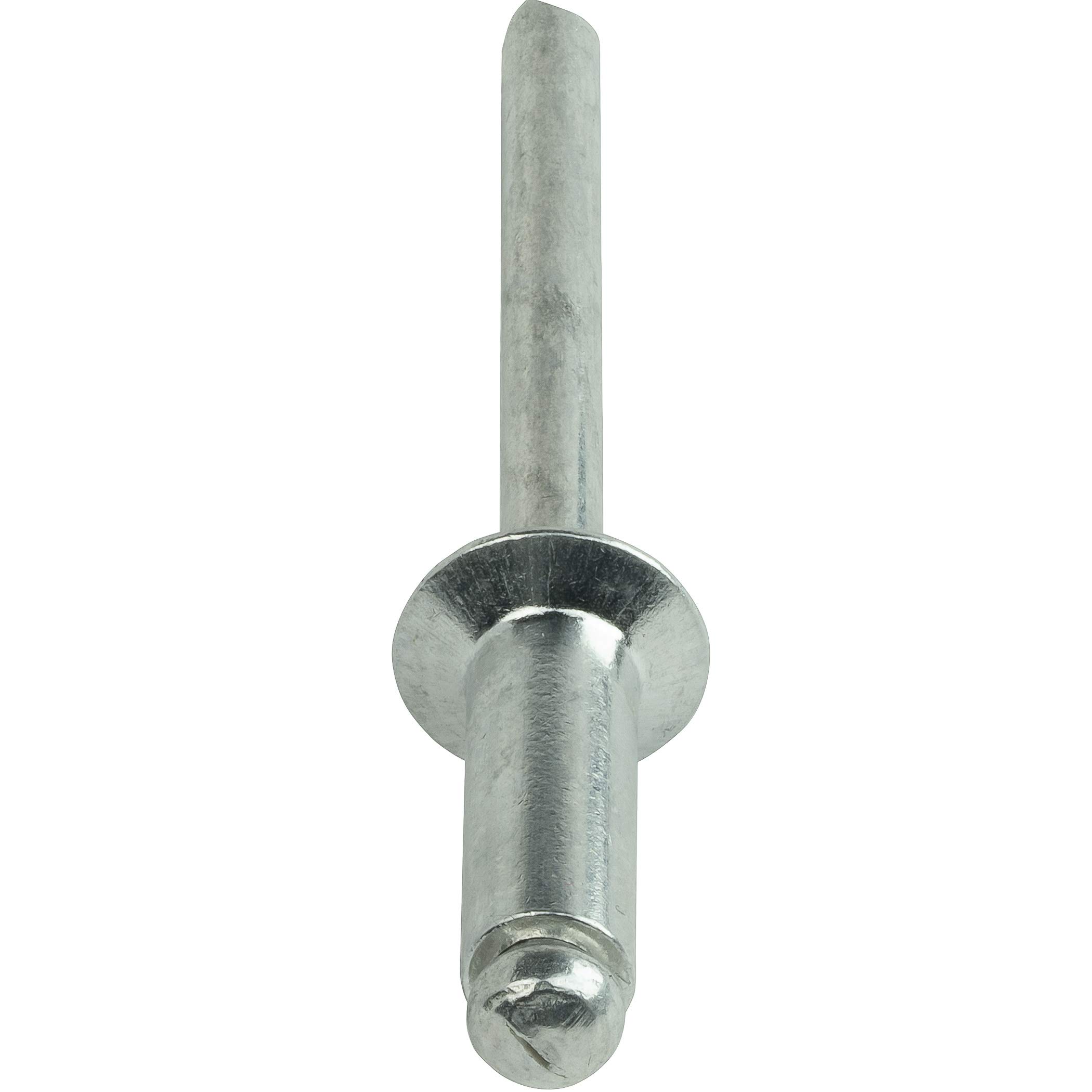 Snapklik.com : Aluminum Pop Rivets 1/8" X 1/8" Flat Countersunk Head ...
