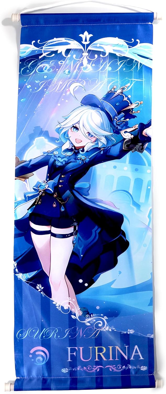Amazon.com: Genshin Impact Wall Scroll Poster - High-Definition Art ...