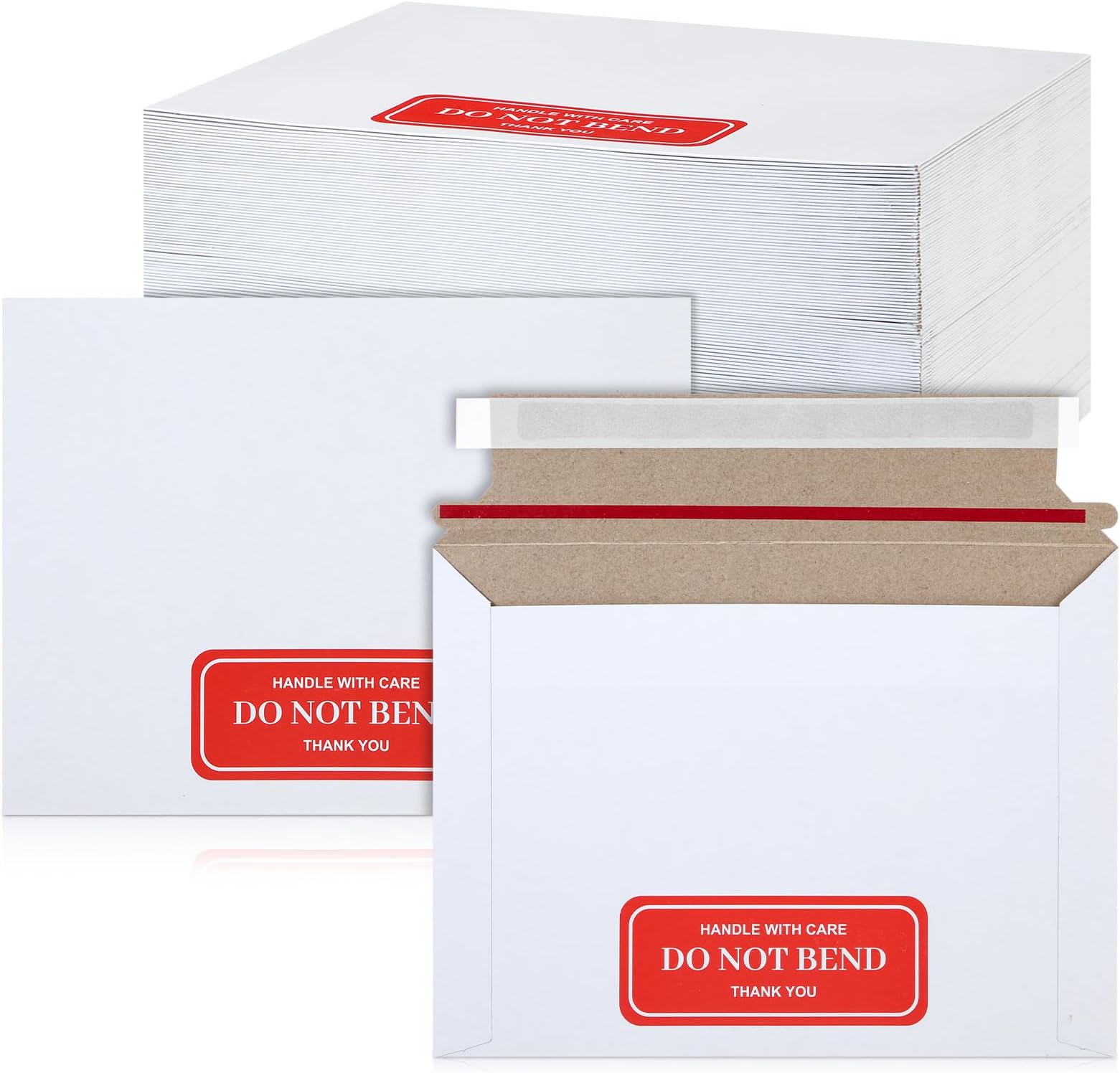 Amazon.com : 350 Pieces 6x8 Inches Rigid Self Adhesive Photo Mailers ...