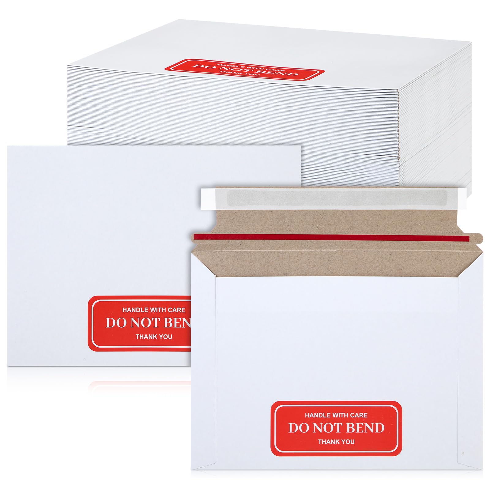 Amazon.com : Affrolling 120 Pack 6 * 8 Inch Rigid Mailers Self Sealed ...