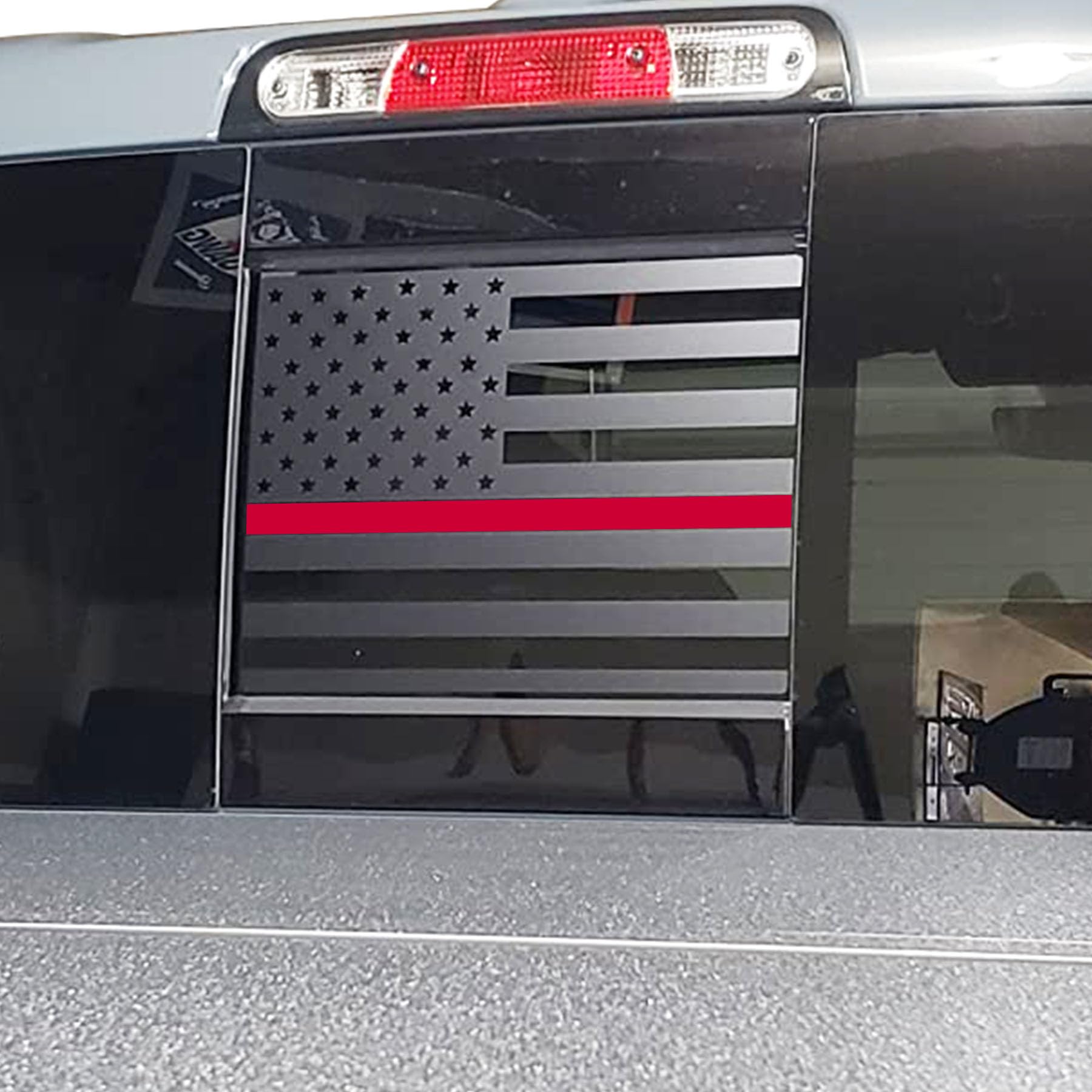 Snapklik.com : Zxiaochun Rear Middle Window American Flag Decal For ...