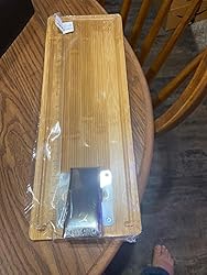 Amazon.com: 18" Bamboo Fish Cleaning Board Kit Anti-slip Fish Cutting ...