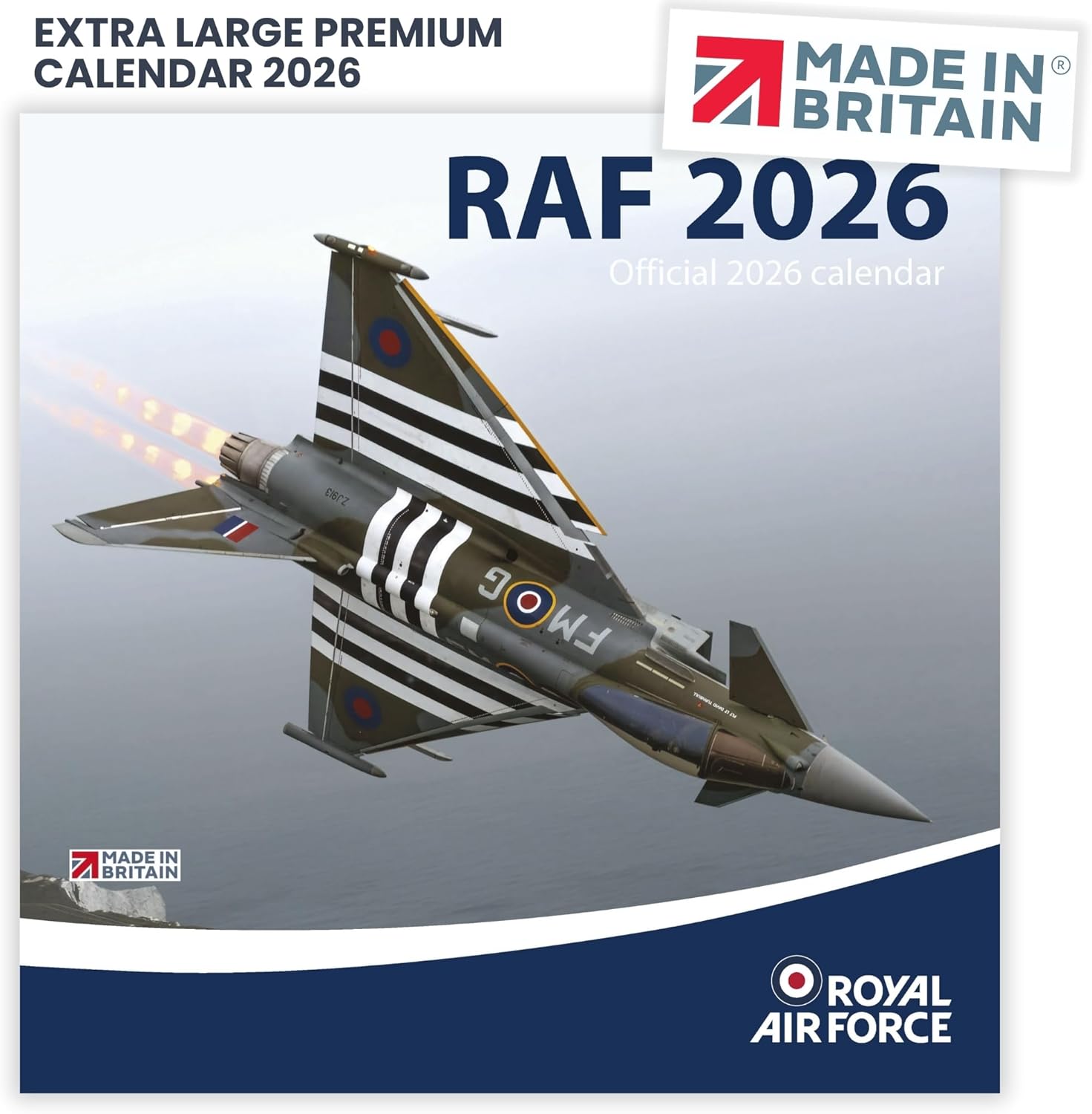 ALLTRADE Calendar 2026 RAF Gift OFFICIAL Royal Air Force Premium Large ...