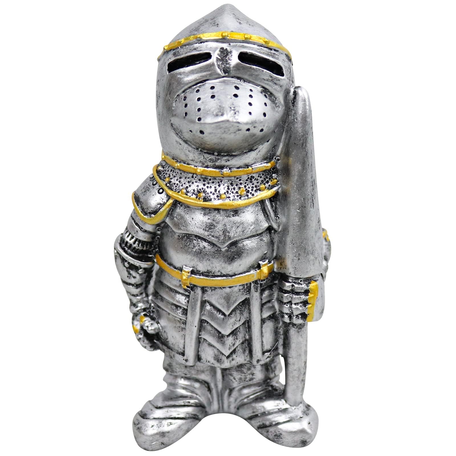 Amazon.com: stepsin Knight Garden Gnomes Guard Garden Statue ...