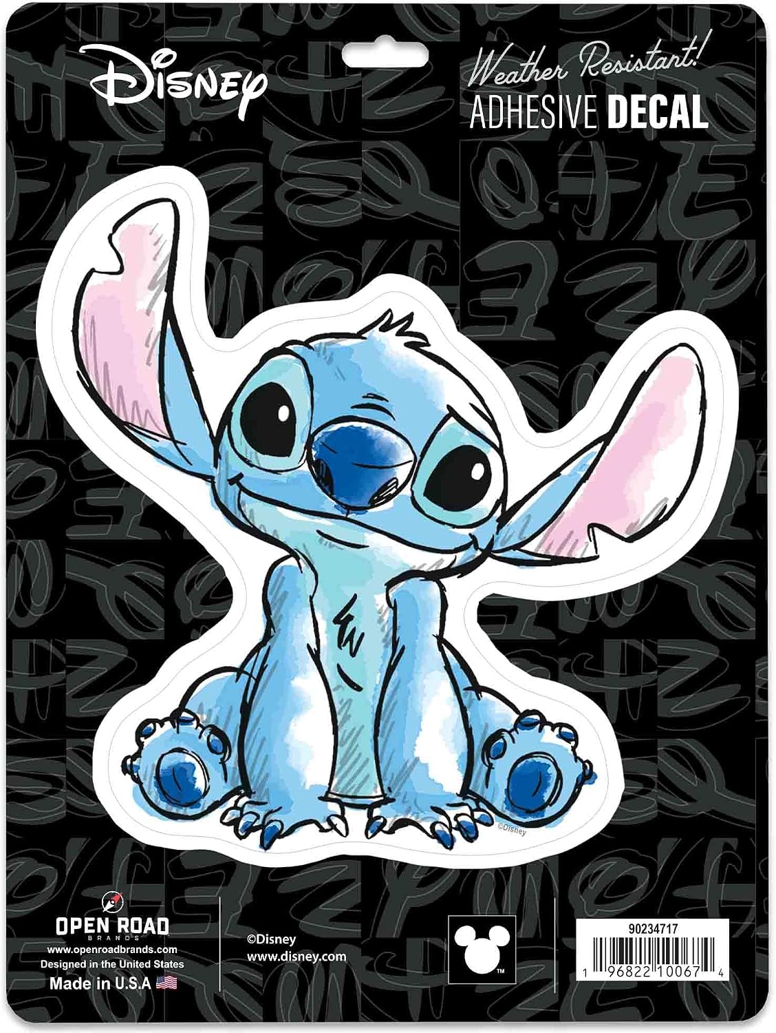 Amazon.com: Disney Lilo and Stitch Adhesive Vinyl Decal - Adorable ...