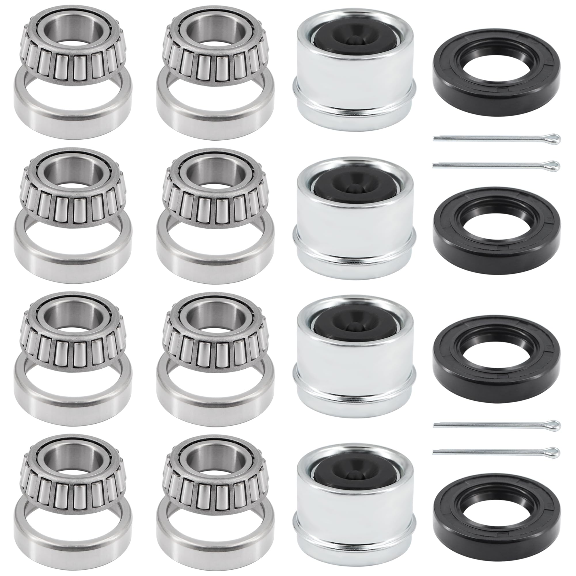 Ruikarhop 30205 Trailer Bearings kit,TC Seal(30x52x10mm),with OD 52mm ...