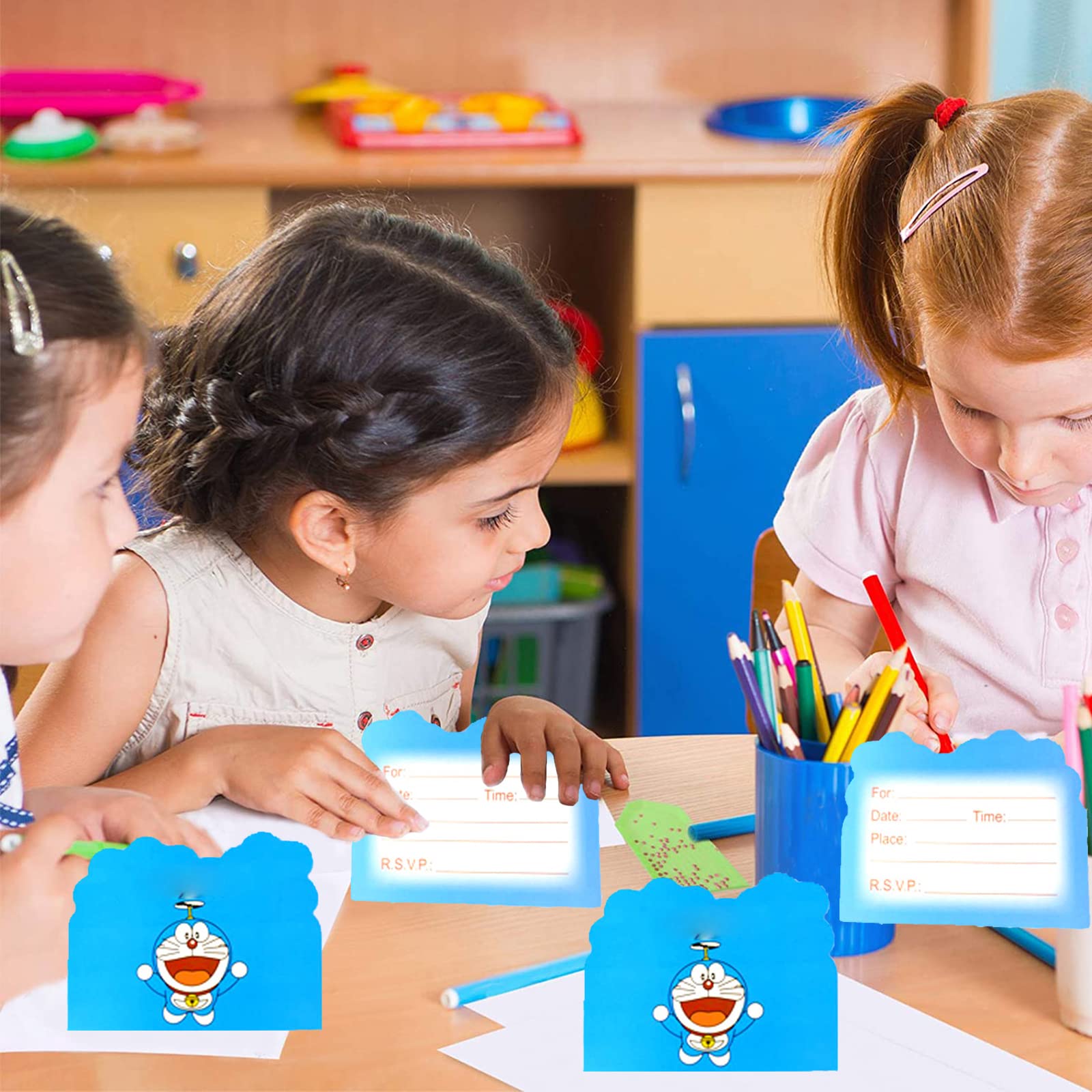 Doraemon Birthday Card Template