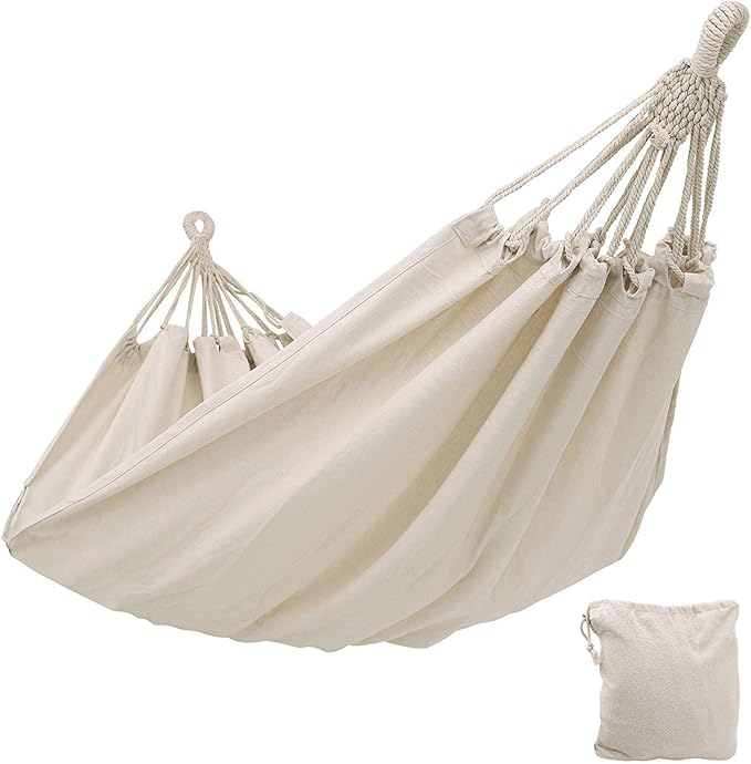 Amazon.com : KEPEAK Cotton Hammock, Brazilian Double Hammock, Soft ...