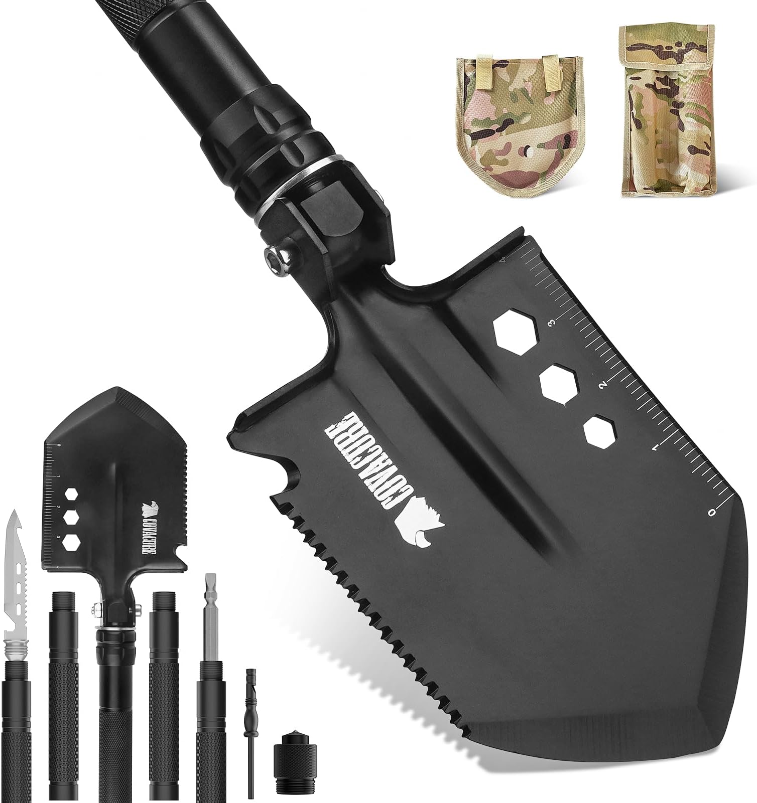 Amazon.com : Sahara Sailor Survival Axe, Camping Folding Shovel with ...