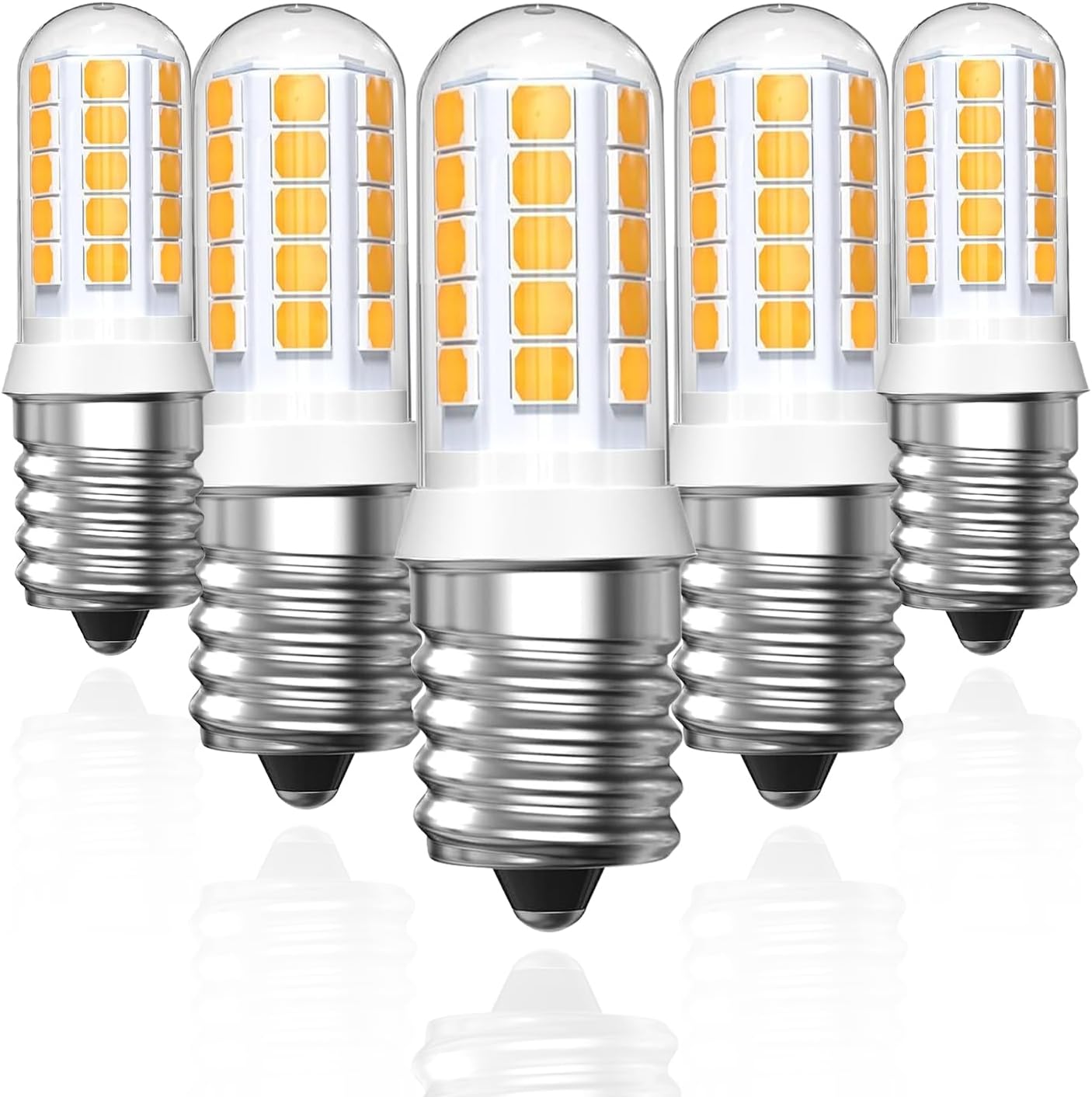 Amazon | E17 LED 電球 E17 口金 電球色 直径17mm 4w 40w形相当100v 超高輝度 400lm 演色Ra80 密閉型器具対応 電球色2700k 5個パック ...