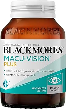 Blackmores Macu-Vision Plus | Helps Maintain Eye Macula & Retina Health ...