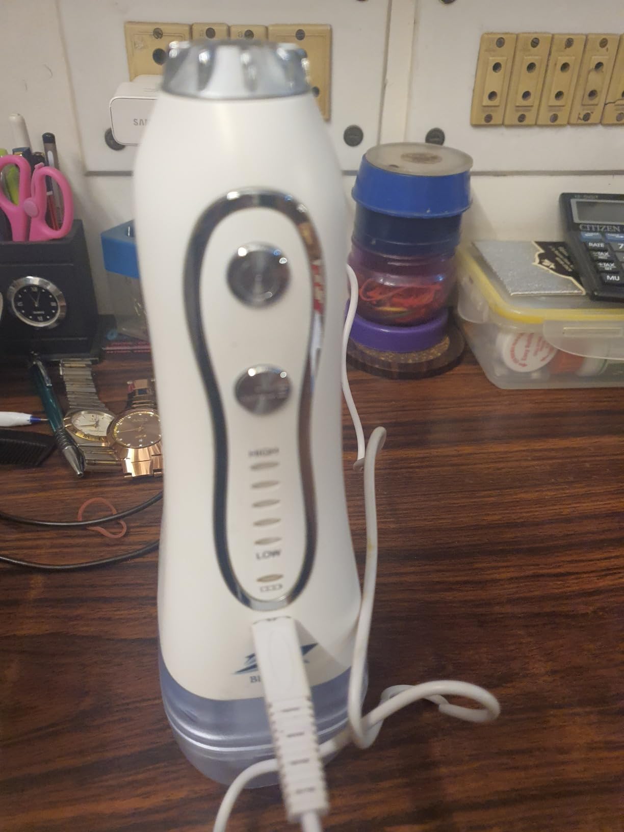 BESTOPE Rechargeable Dental Flosser Oral Irrigator with 300ml Water ...