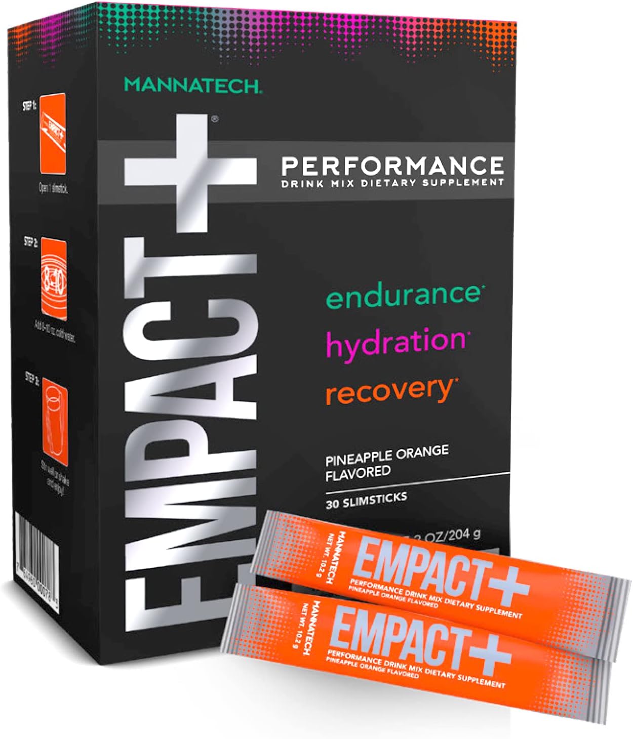 Amazon.com: Mannatech Empact+ Performance Drink Mix. Endurance ...