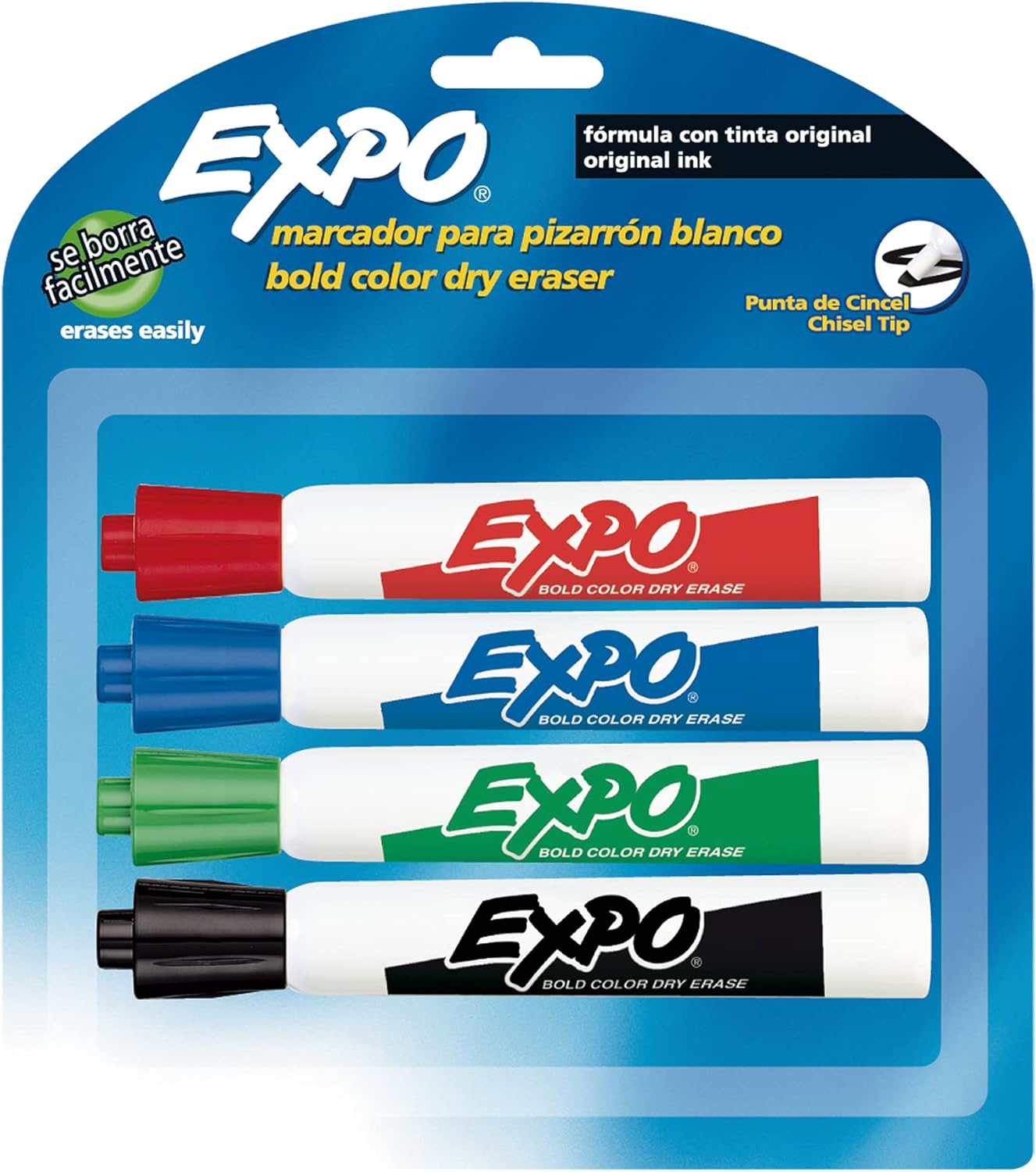 Amazon.com : EXPO Original Dry Erase Markers, Chisel Tip, Assorted ...