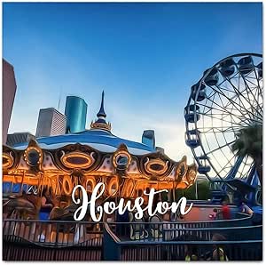 Amazon.com: RightMea American Texas State Houston Wall Decor Art Decals ...